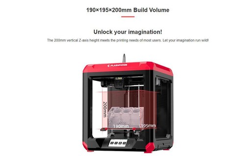 Flashforge Finder 3 3D Printer with Direct Extruder US Plug Flashforge Finder 3 3D Printer with Direct Extruder US Plug