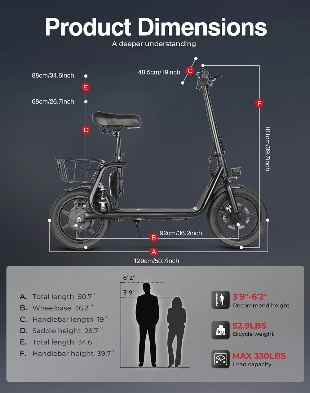 M2 Pro Monopattino Bezior Bicicletta elettrica ENGWE M20 Motore da 20 ...