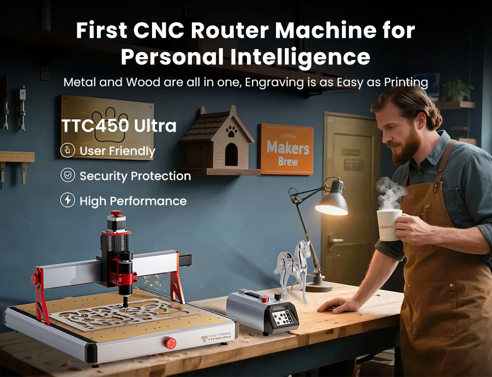 TWO TREES TTC450 Ultra CNCフライス盤 - 精密加工の最高峰 - HOC.hu