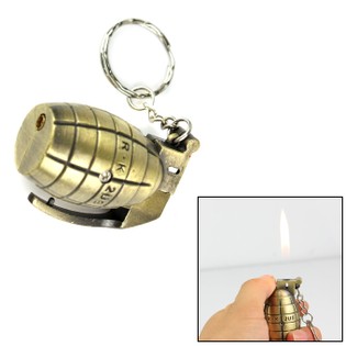 Refillable Cool Grenade Shaped Butane Cigar Fire Torch Lighter