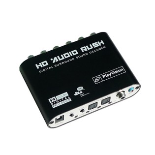5.1 Channel DTS/AC-3 Digital Surround Sound Audio Decoder Black