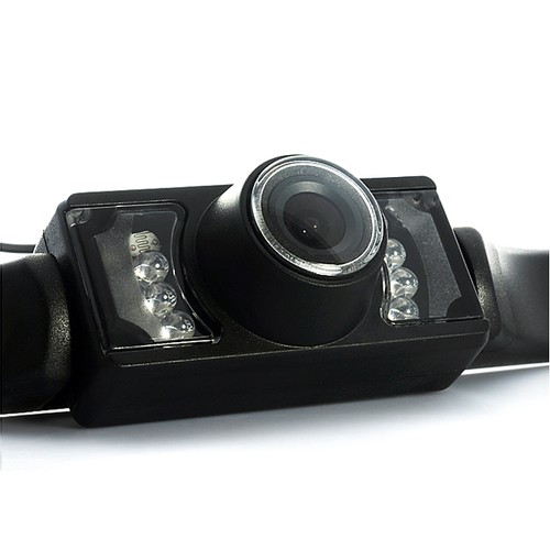 130 Degree View Angle CMOS PAL Car Licence Plate Rear View Camera