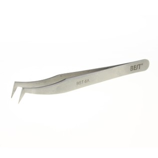 Swiss Pattern Thin Hooked Tweezers BST-6A