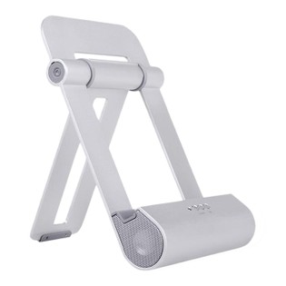 Bass Speaker Stand Audio Metal Foldable for iPad iPhone 4S iPod