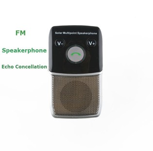 New Solar Power Wireless Handsfree Speakerphone Car Kit w/Built in ...