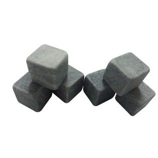 Marble Soapstone Ice Rocks Tumbled Cubes Wine/Whiskey/Coffee Stones