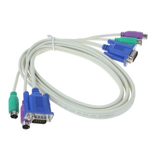 KVM Switch Cable/KVM VGA PS2 Mouse Keyboard Connect Cable 1.5M