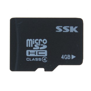 (SSK) High Speed 4GB Micro SDHC TF Flash Memory Card Class 4
