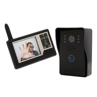 3.5" TFT Color Display 2.4GHz Wireless Doorbell Intercom System