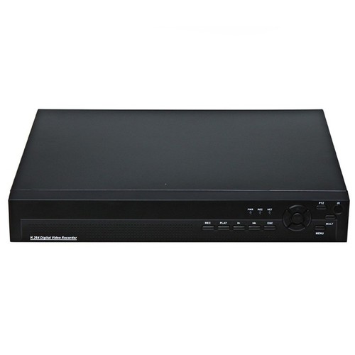 Weatherproof 8CH CCTV Camera System 1/4" CMOS DVR Kit with 12 LEDs