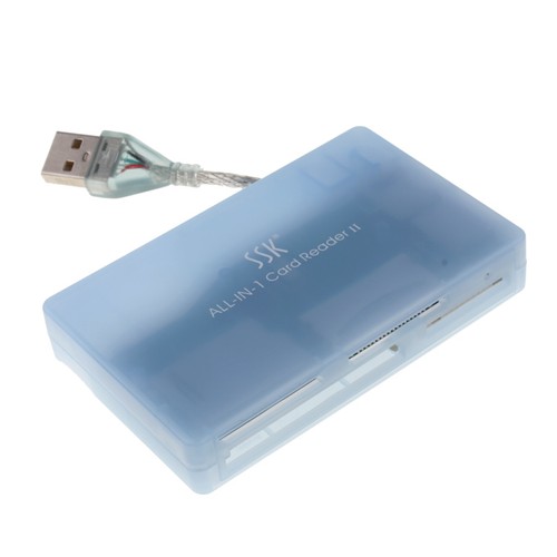 SSK SCRM026 ALL-IN-1 Card Reader - Blue