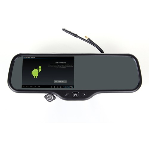 5" Car DVR Smart Rear View Mirror GPS Navigation Bluetooth H.264