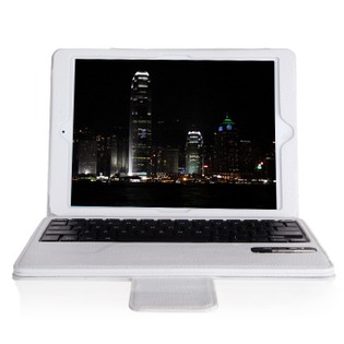 Bluetooth ABS Keyboard Separated Leather Case for iPad 5 iPad Air
