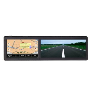 GPS Navigation 4.3" WIN CE 5.0 Bluetooth 6" Rearview Mirror-Europe