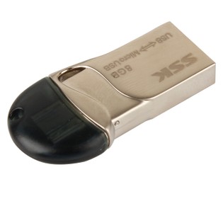 SSK SFD238 USB 2.0 Flash Drive OTG Waterproof Dual Connector 8GB