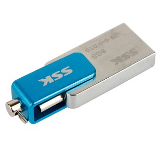 SSK-SFD239 8GB USB 2.0 Flash Drive OTG Double Connector