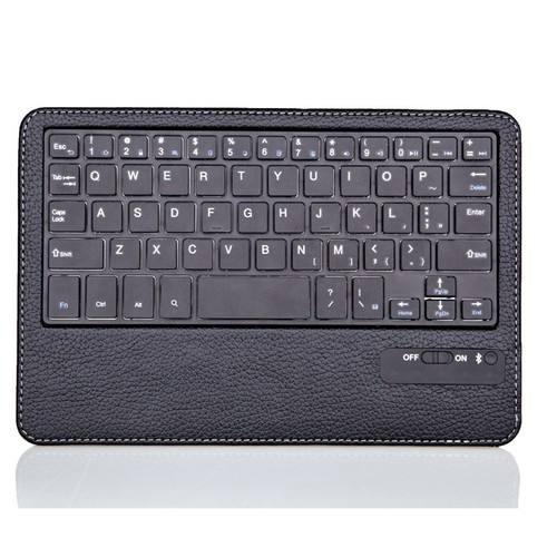 Detachable BT Keyboard with Leather Case for Amazon Kindle 7"