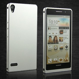 Ultra-thin Luxury Aluminum Metal Case Cover for Huawei Ascend P6