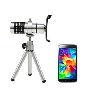 12X Zoom Telescope Camera Phone LENS Tripod For Samsung Galaxy S5