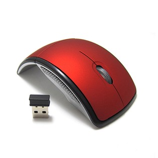USB 2.4GHz Snap-in Transceiver Optical Foldable Arc Wireless Mouse