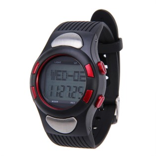 Unisex Strapless Heart Rate Monitor with Pedometer Sport Watch