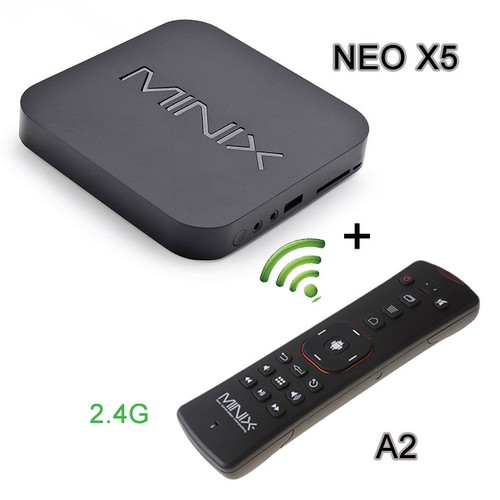 Bundle MINIX NEO X5 TV Box + MINIX NEO A2 2.4G Keyboard Mouse