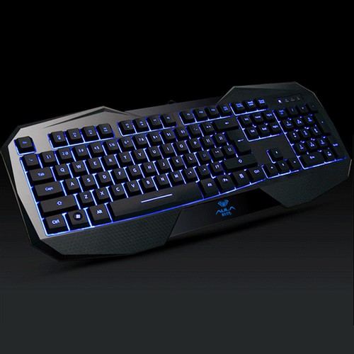 AULA Be Fire 3 Colors Backlight Keyboard USB Wired 104-Key Keyboard