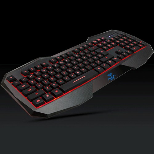 AULA Be Fire 3 Colors Backlight Keyboard USB Wired 104-Key Keyboard