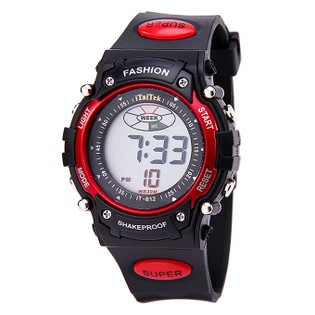 iTaiTek 812 Orologio sportivo digitale rotondo con cinturino in plastica