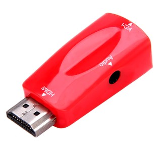 HDMI Male to VGA Female Adapter HDMI to VGA Portable HD Adapter
