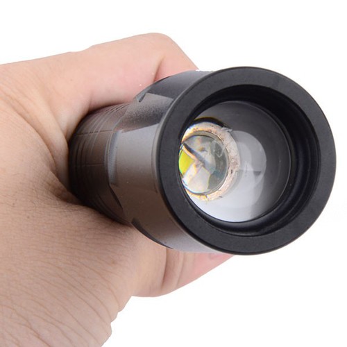 KX-A11 CREE XRE-Q5 3-Mode 310LM Zoomable Convex Lens LED Flashlight