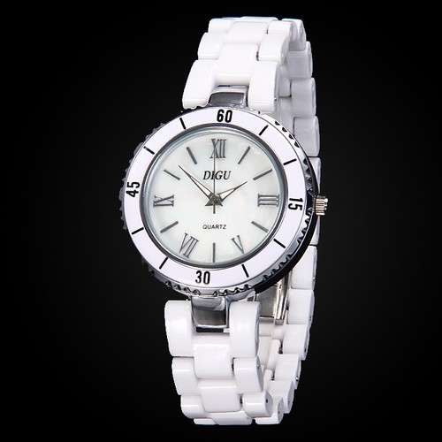 DIGU D020G Women's Fashionable Ceramic Analog Quartz Wrist Watch