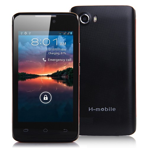 H-mobile F2 MTK6572 4" Smartphone 2.0MP Android 4.2 OS Bluetooth WIFI