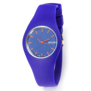 MILER A2064 Unisex Silicone Band Quartz Analog Sport Watch