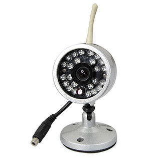2.4G 1/3" Omn Vision CMOS Wireless Night Vision Camera + Adapter