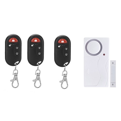 Home Security Wireless Remote Control Vibration Alarm for Door Window