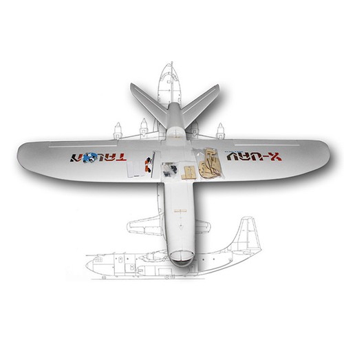Talon X-UAV 1720mm FPV Plane Ultimate White Version