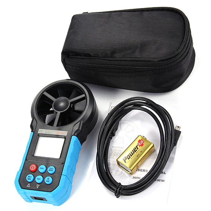 Anemometro DZYTEK Portable Anemometer Mini Wind Speed Gauge Meter