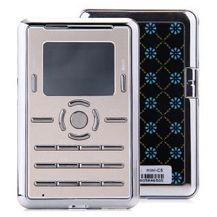 AEKU C5 1.0 inch MTK Single Core Mini Pocket Card Cell Phones