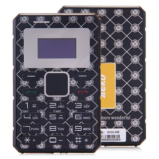 AEKU K8 Ultra Thin Slim 1.0 inch MTK Single Core Mini Pocket Card