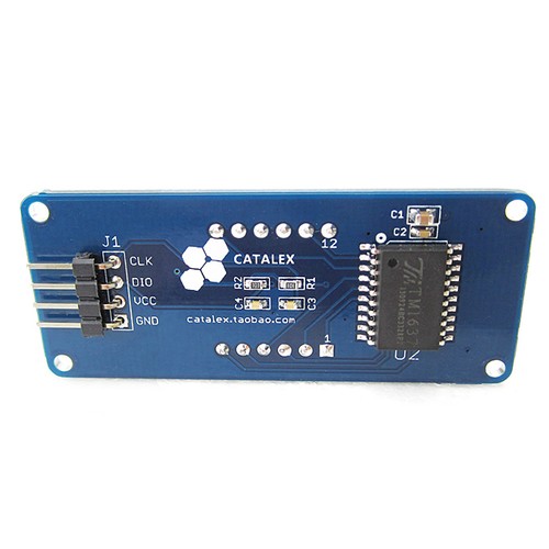 0.56" Red 4-Digit D4056B Display Module with Clock Point for Arduino ...