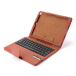 Bluetooth ABS Keyboard Separated Leather Case for iPad 5 iPad Air