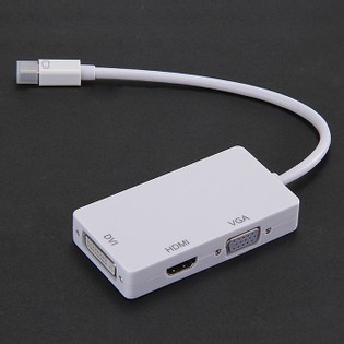 3-In-1 DisplayPort to Digi-port Adapter