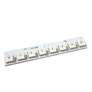 WS2811 5050 Full Color RGB LED Lamp Panel 8 Bit 5V Rainbow LED Module ...