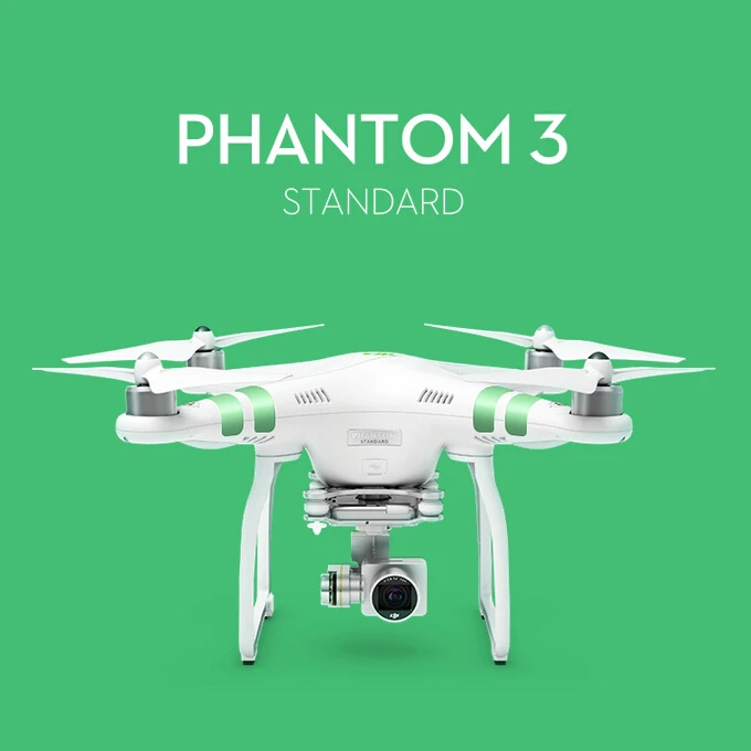 DJI Phantom 3 Standard FPV Quadcopter 12MP Camera Shoots 2.4K Video