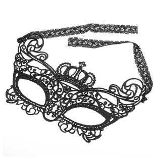Women's Masquerade Party Noble Mysterious Lace Crown Mask
