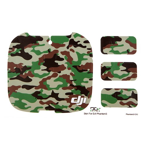 DJI Phantom 3 PVC Stickers Camouflage Pattern Decals