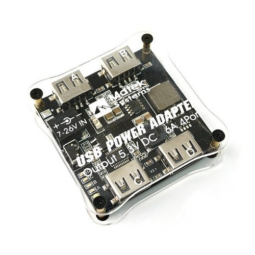 Matek DC-DC USB Power Adapter LiPo to USB Converter 6A 4 Ports PCB