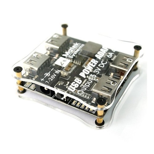 Matek DC-DC USB Power Adapter LiPo to USB Converter 6A 4 Ports PCB