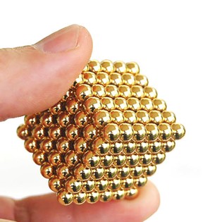 216Pcs 5mm Sliver DIY Neocube Magic Beads Magnetic Balls Puzzle